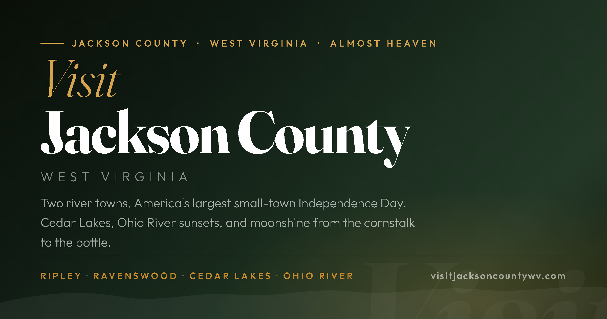 Visit Jackson County WV — Almost Heaven, West Virginia